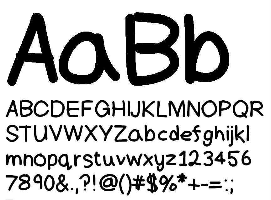 TerkScript Natural - My IRL Handwriting as a Font by StarbuckCloudhoof ...