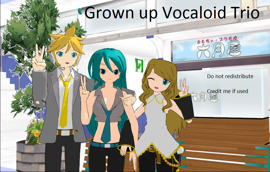 [MMD DL] Grown-up Vocaloid Trio by TyrannosaurusRex-123 on DeviantArt