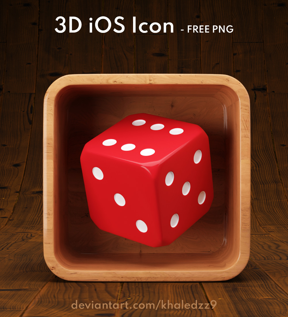 3D iOS Icon by khaledzz9 on DeviantArt