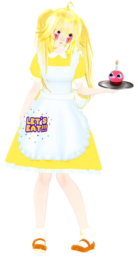 MMD FNAF Tda chica MODEL DOWNLOAD by witchlyly on DeviantArt