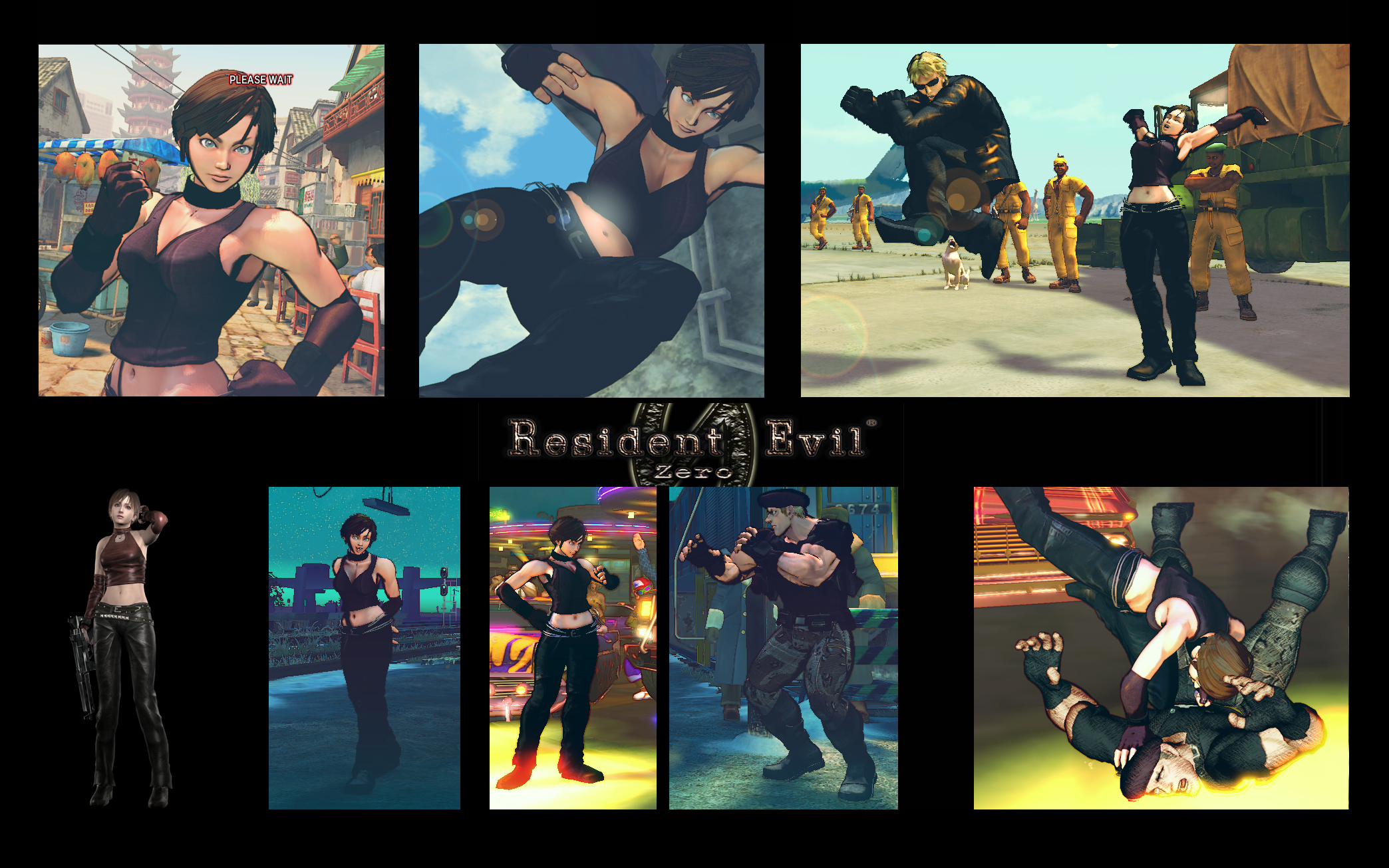 SSIV Ibuki as Rebecca Chamber leather outfit by monkeygigabuster on ...