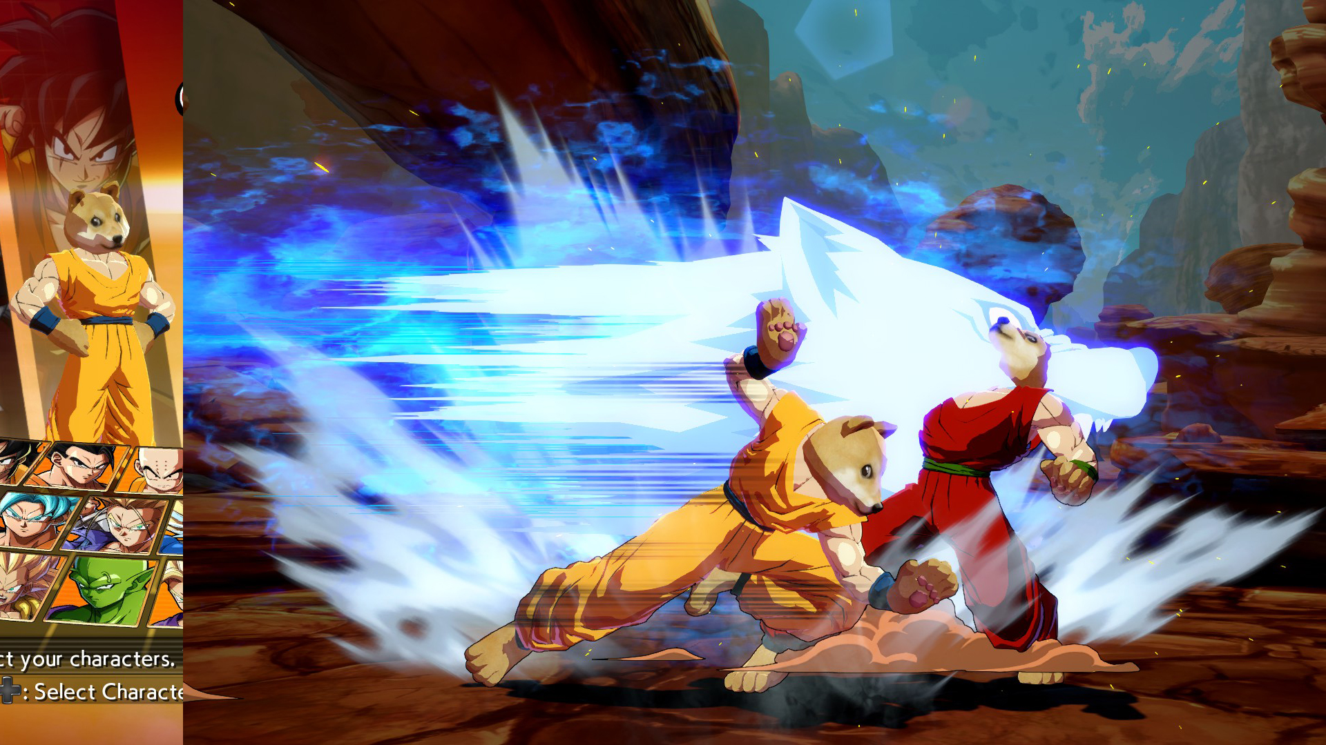DBFZ Doge Yamcha by monkeygigabuster on DeviantArt