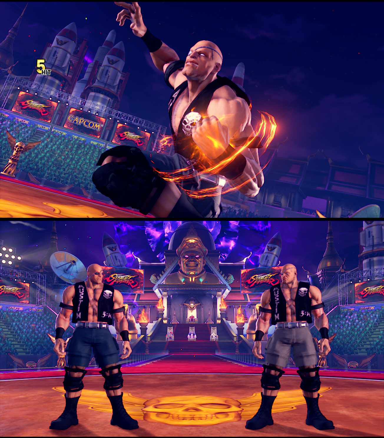 SFVAE Stone Cold Sagat by monkeygigabuster on DeviantArt