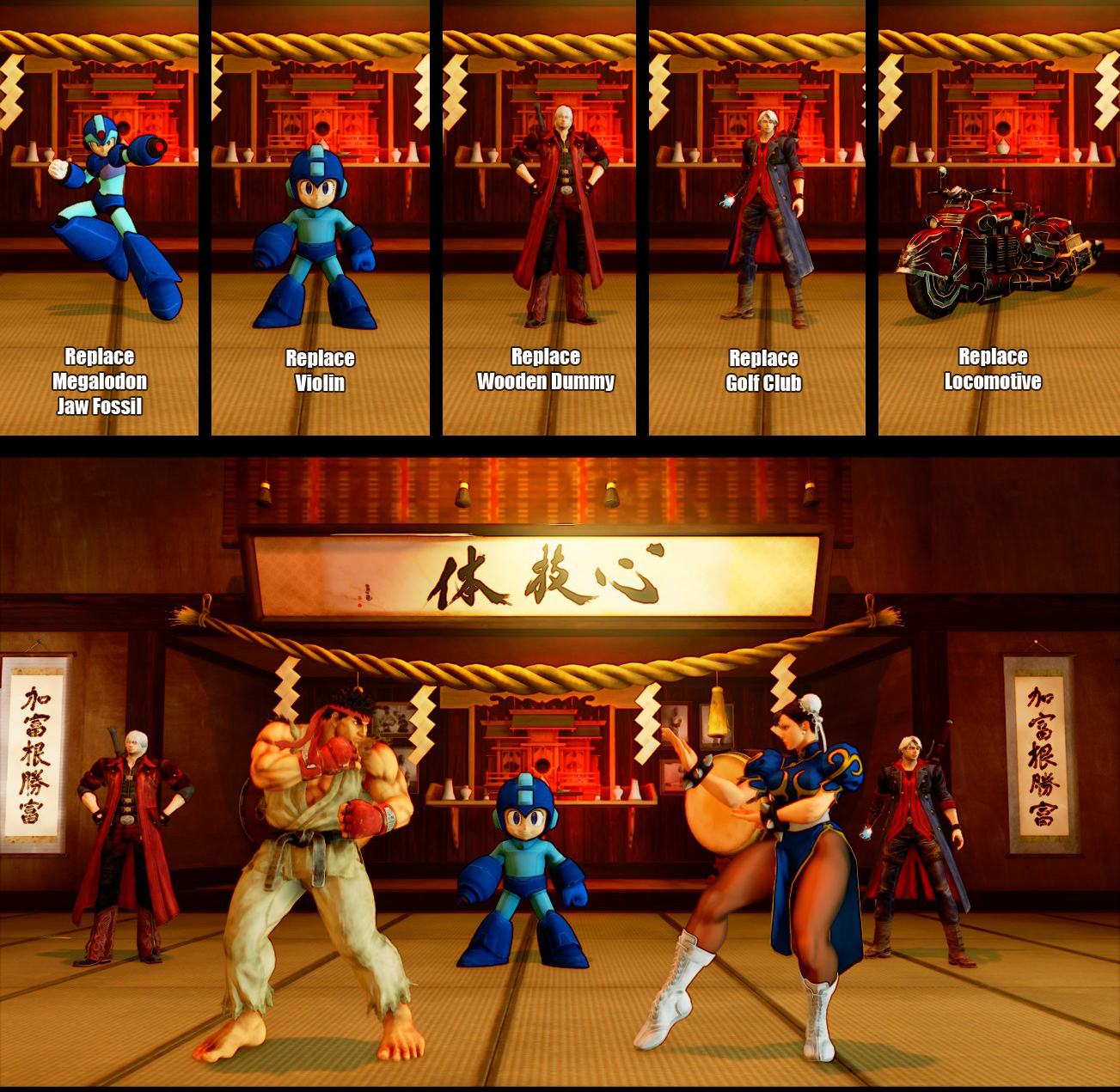 SFVAE Dojo Item Pack 1 by monkeygigabuster on DeviantArt