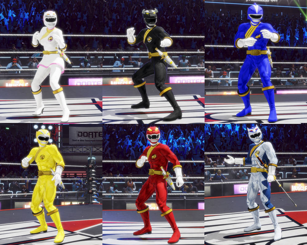 DOA6 Hyakujuu Sentai Gaoranger mod pack by monkeygigabuster on DeviantArt