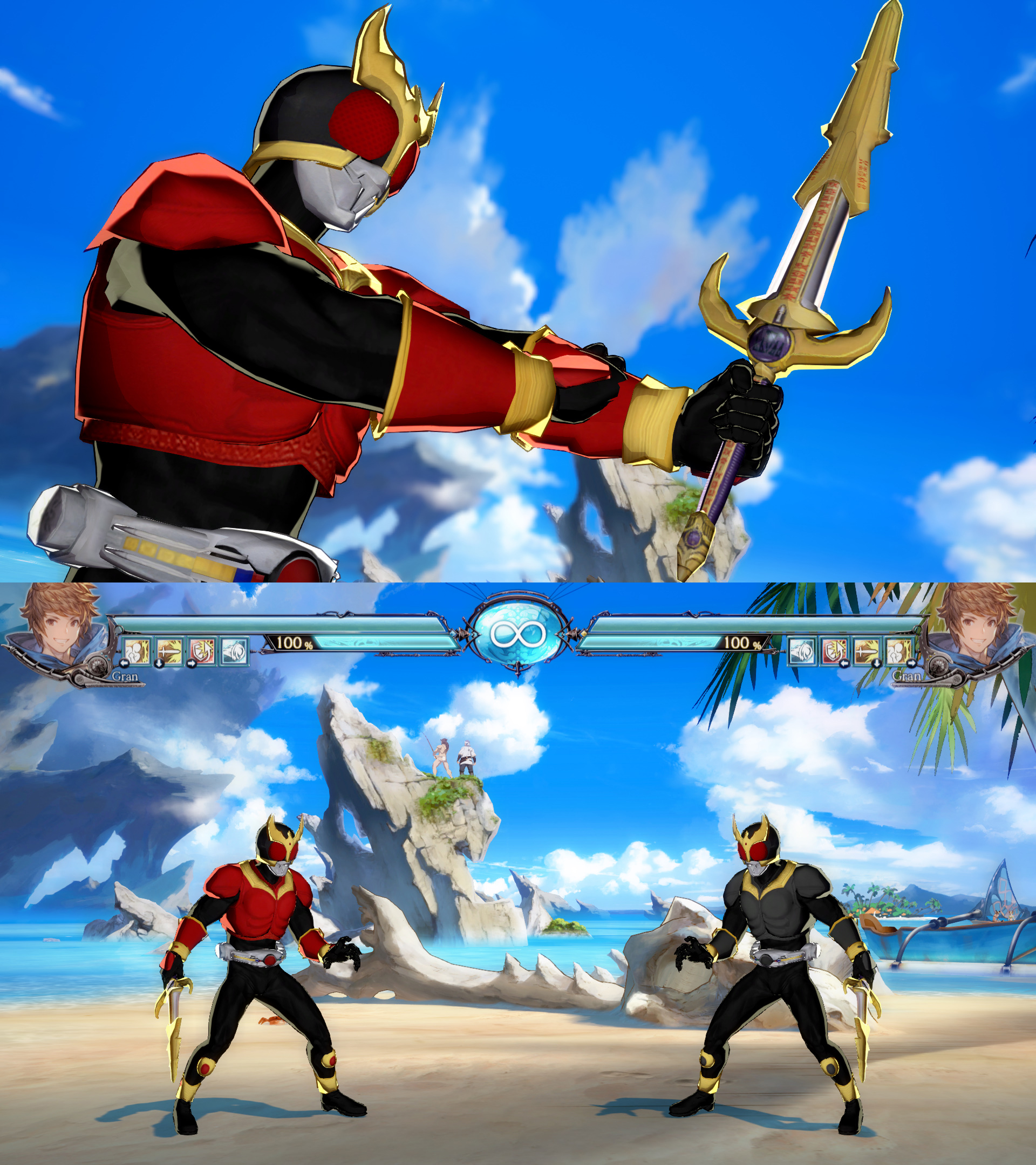 GBFV mod Gran as Kamen Rider Kuuga by monkeygigabuster on DeviantArt