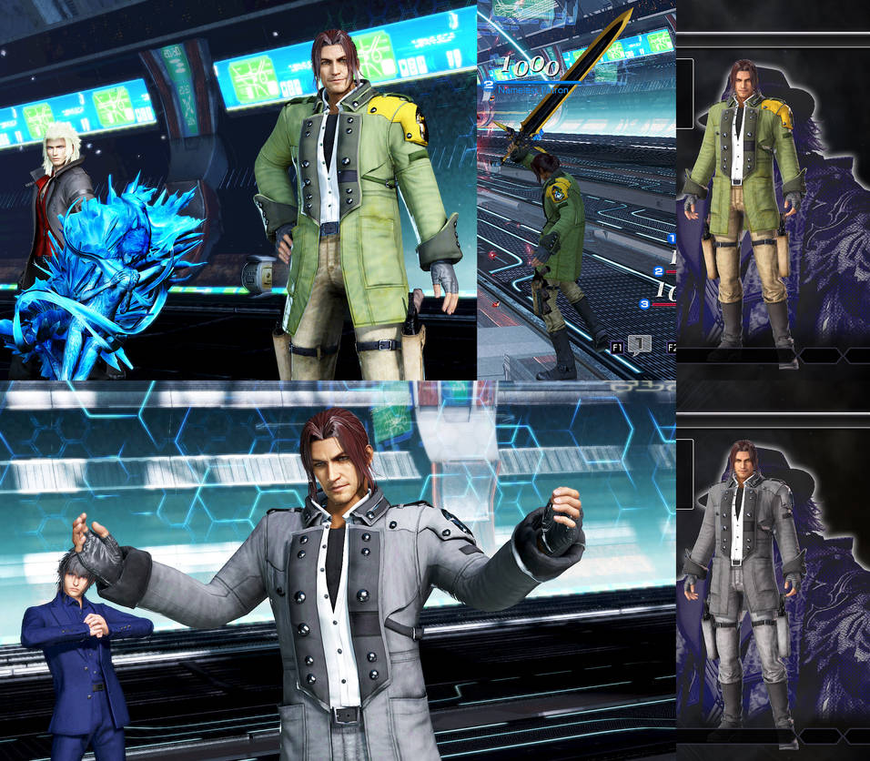 DFFNT mod FFXIII Sazh outfit for Ardyn by monkeygigabuster on DeviantArt