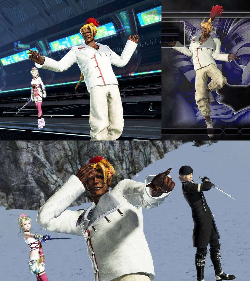 DFFNT mod FFXV Ardyn laboratory outfit for Kefka by monkeygigabuster on ...