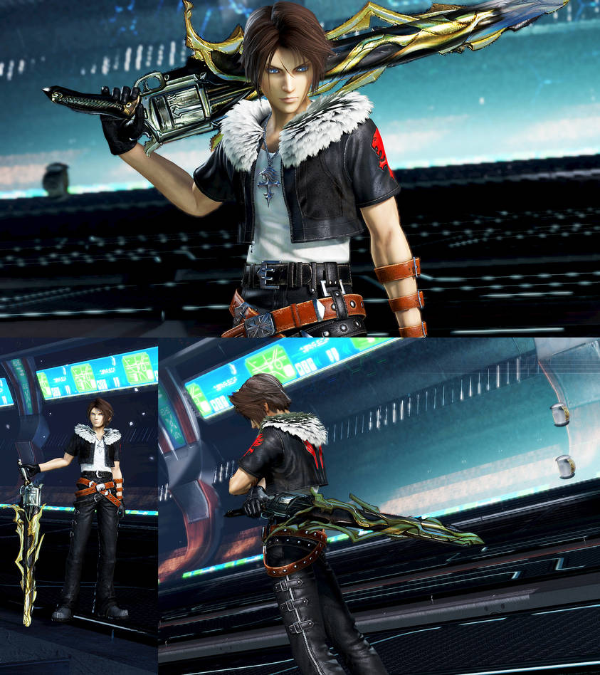 DFFNT mod KH2 Leon Outfit for Squall by monkeygigabuster on DeviantArt