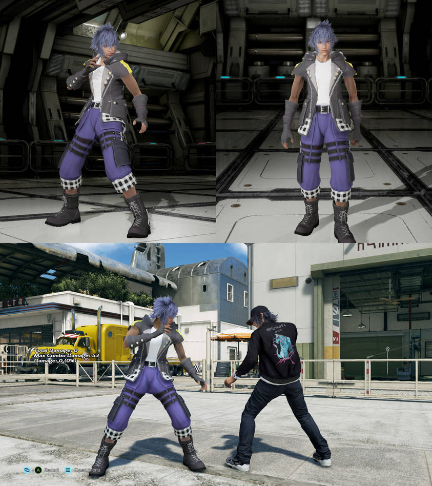 Tekken 7 mod KH3 Rikku outfit for Noctis by monkeygigabuster on DeviantArt