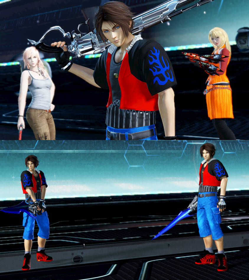 DFFNT mod FFVIII Zell Dincht outfit for Squall by monkeygigabuster on ...