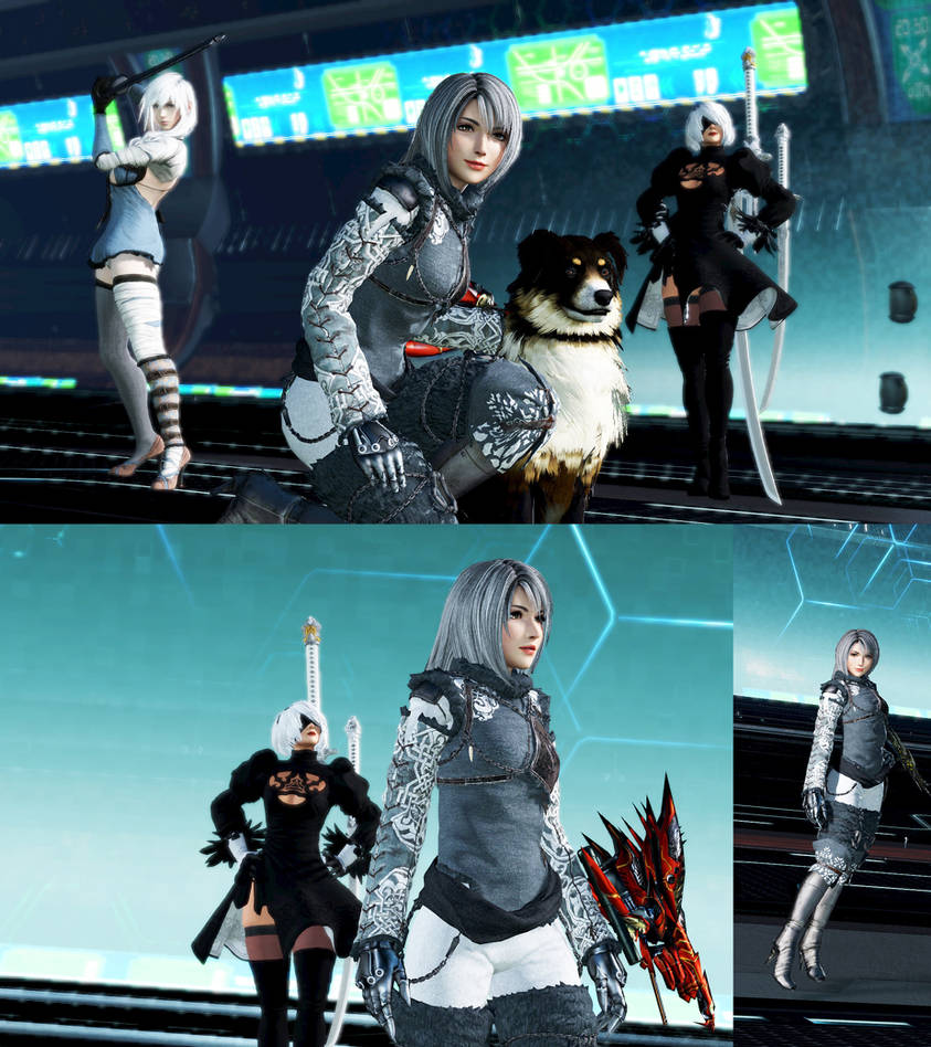 DFFNT mod Nier Replicant Brother outfit for Rinoa by monkeygigabuster ...