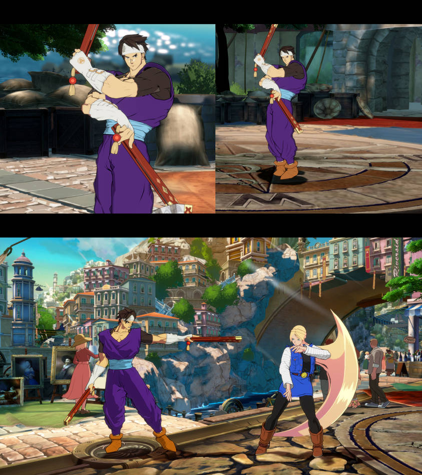 DBFZ Piccolo outfit for Anji Mito by monkeygigabuster on DeviantArt