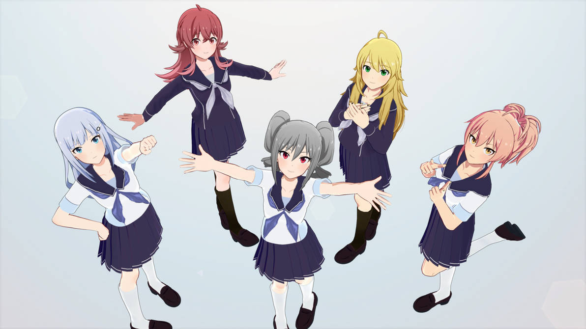 Love Plus High School Uniforms Over Hope With You by monkeygigabuster ...