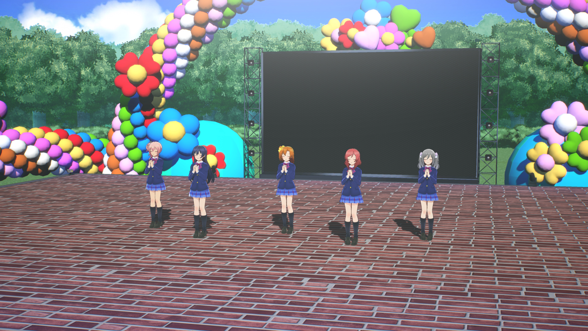 Love Live Shibafu Park Over Sandy Beach by monkeygigabuster on DeviantArt