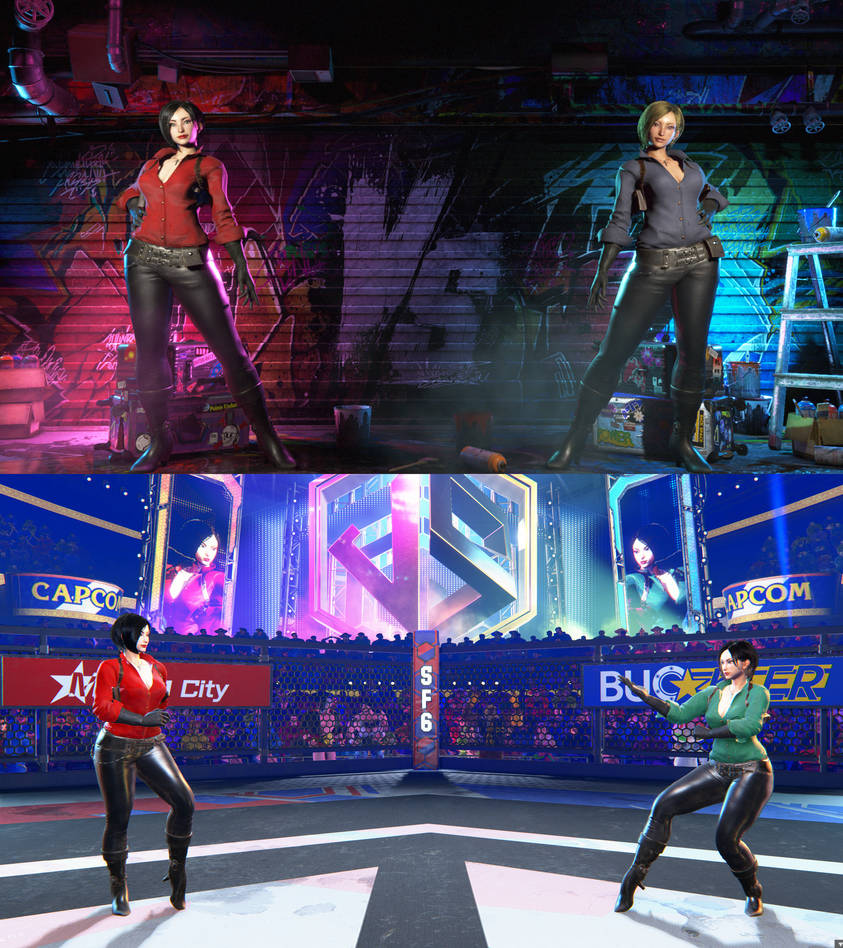 RE6 Ada Outfit for Chun Li (Updated) by monkeygigabuster on DeviantArt