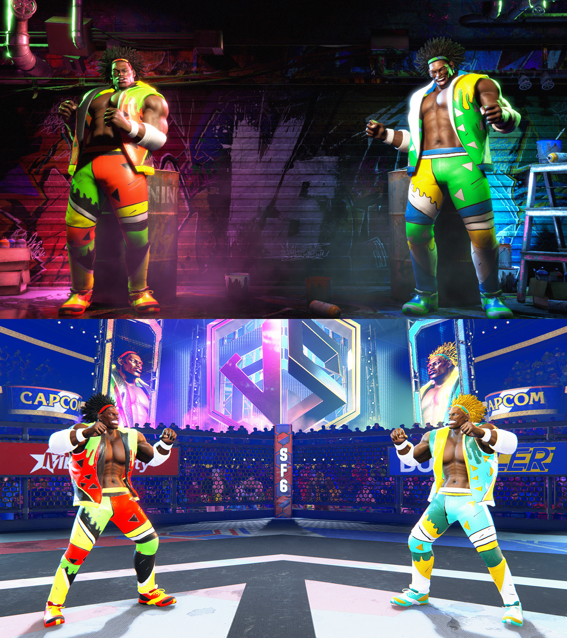 SF6 mod Deejay The Wrestler by monkeygigabuster on DeviantArt