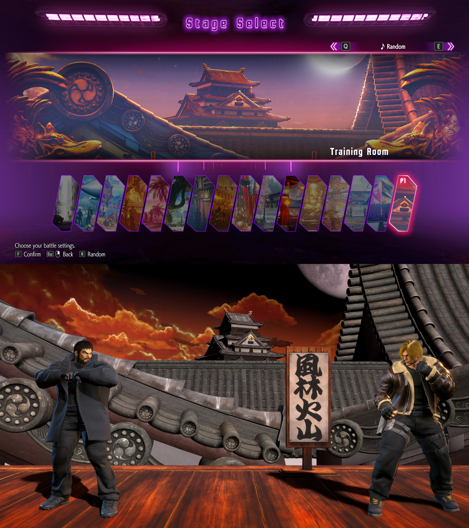 SF6 mod SFV Suzaku Castle Over Training Room by monkeygigabuster on ...