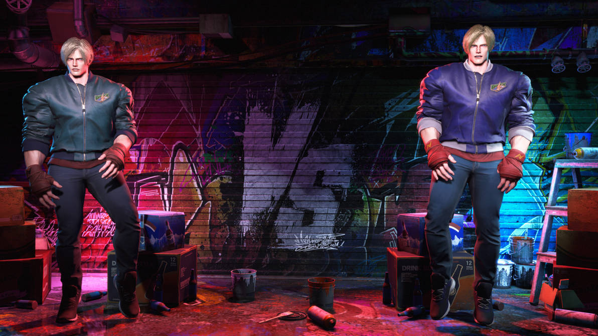 RE4 Remake Leon Casual Outfit for Ed by monkeygigabuster on DeviantArt