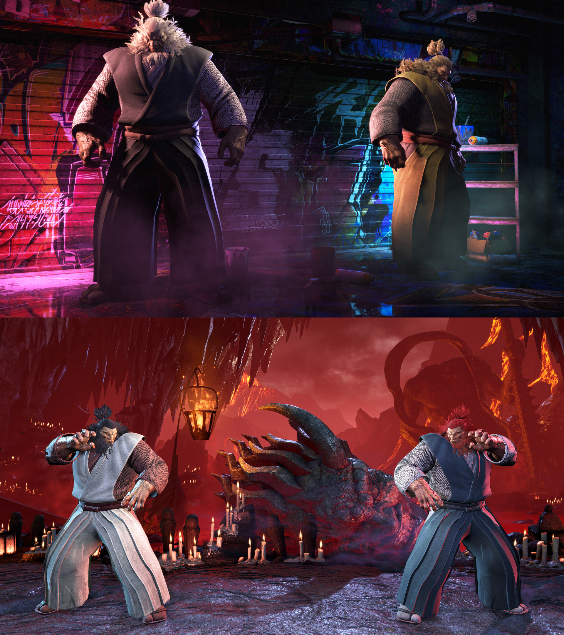 SF6 mod Hakama Outfit for Akuma by monkeygigabuster on DeviantArt