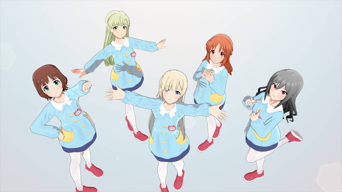 Gakumas Child Smock Over Rainy Droplet by monkeygigabuster on DeviantArt