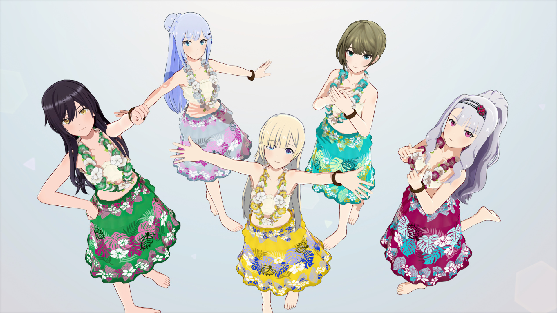 IMAS 2 Hula ALOHA girl Over Rock'n'Angel by monkeygigabuster on DeviantArt