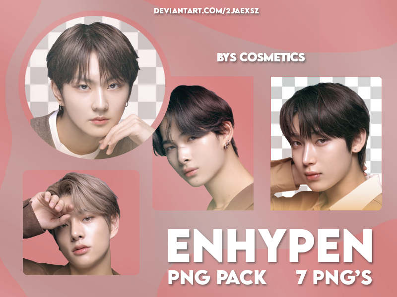 PNG PACK [ENHYPEN - BYS cosmetics] by blendercolor on DeviantArt