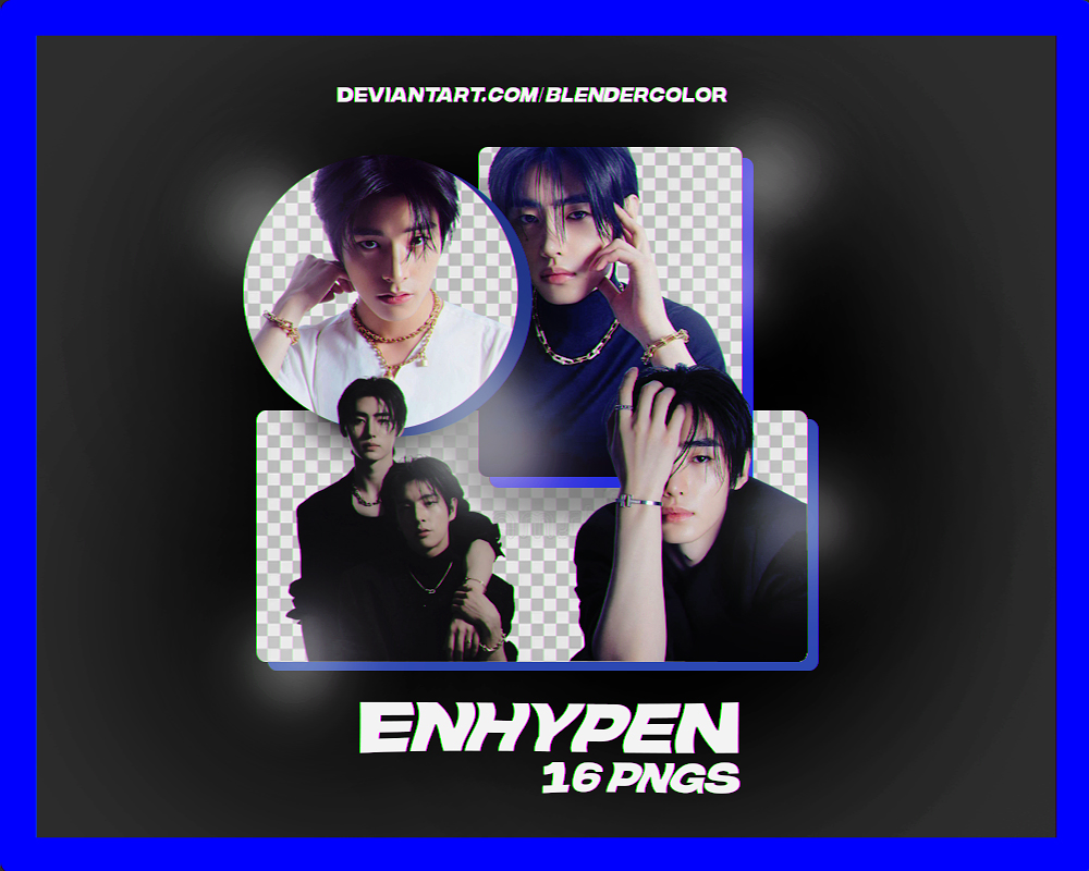 PNG PACK [ENHYPEN - Jake and Sunghoon] by blendercolor on DeviantArt