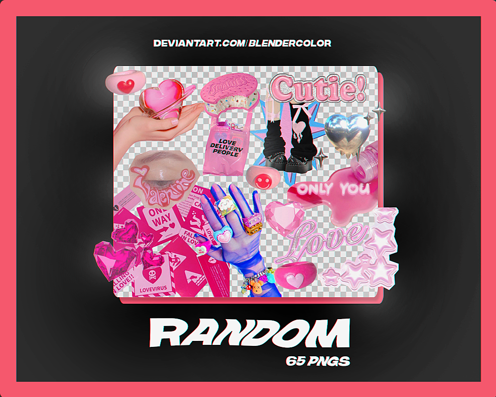 RANDOM PNG PACK #04 by blendercolor on DeviantArt