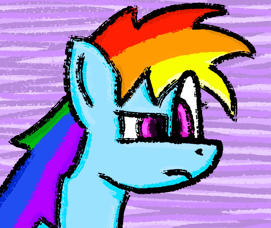 Rainbow Is Baffled by Redhead64 on DeviantArt