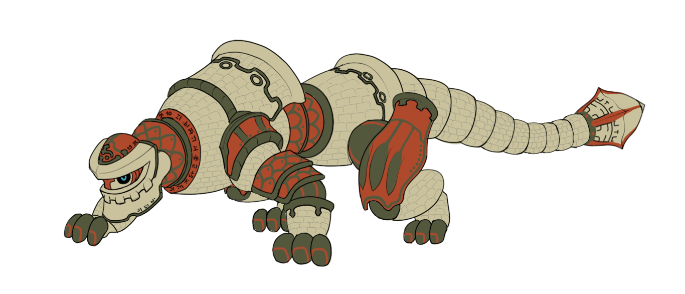 Gorma the Lizard Golem by Blits-Koalakatto on DeviantArt