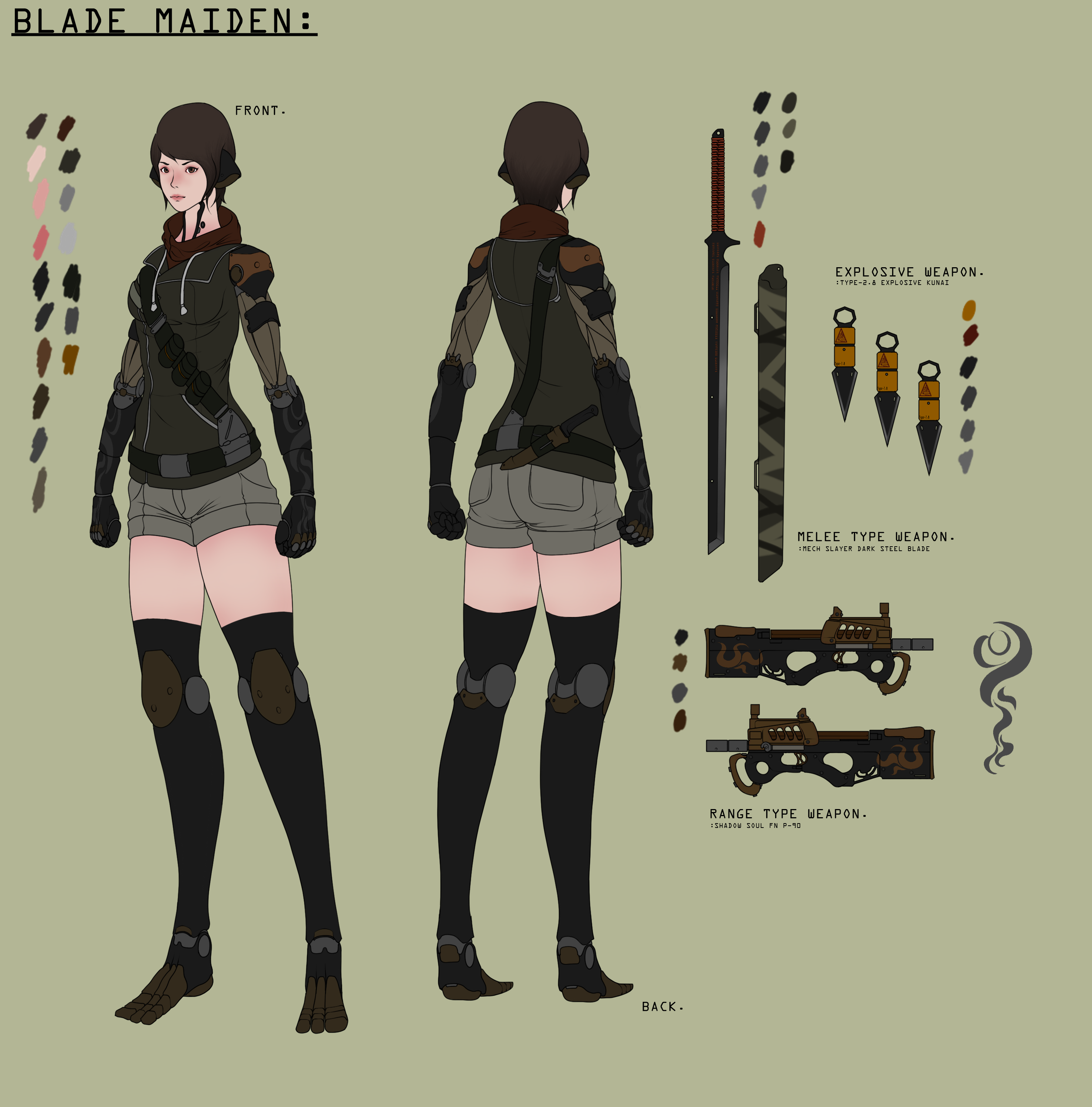 Blade Maiden Conceptart by Blits-Koalakatto on DeviantArt