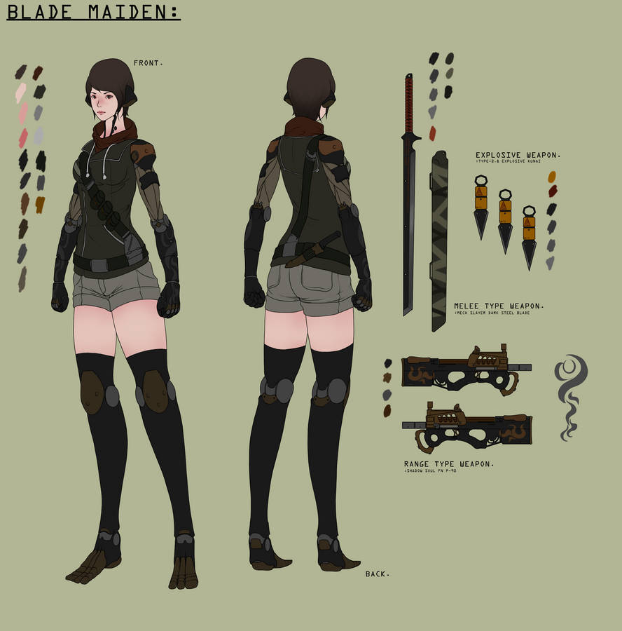 Blade Maiden Conceptart by Blits-Koalakatto on DeviantArt