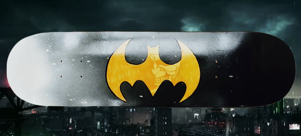 bat man skate board by kidloki on DeviantArt