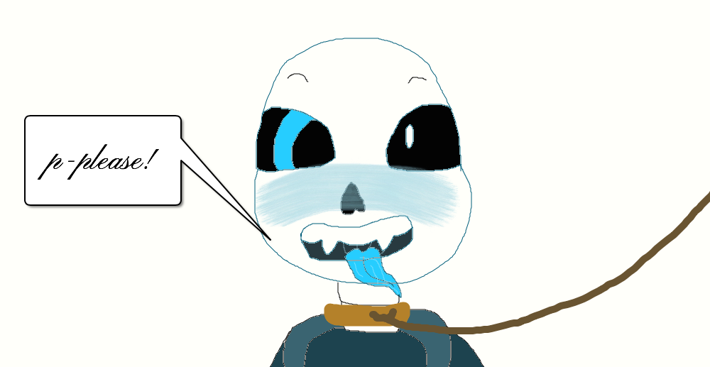 sans is begging by CalicoTheOne on DeviantArt