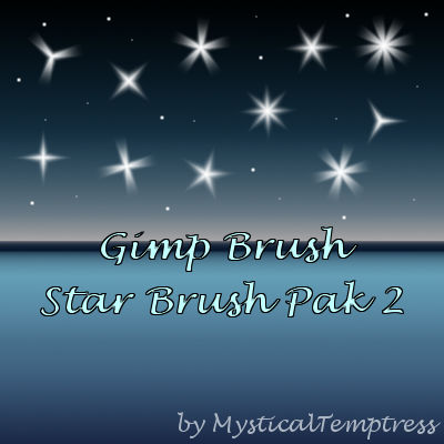 Gimp Brush Star Brush Pak 2 by MysticalTemptress on DeviantArt