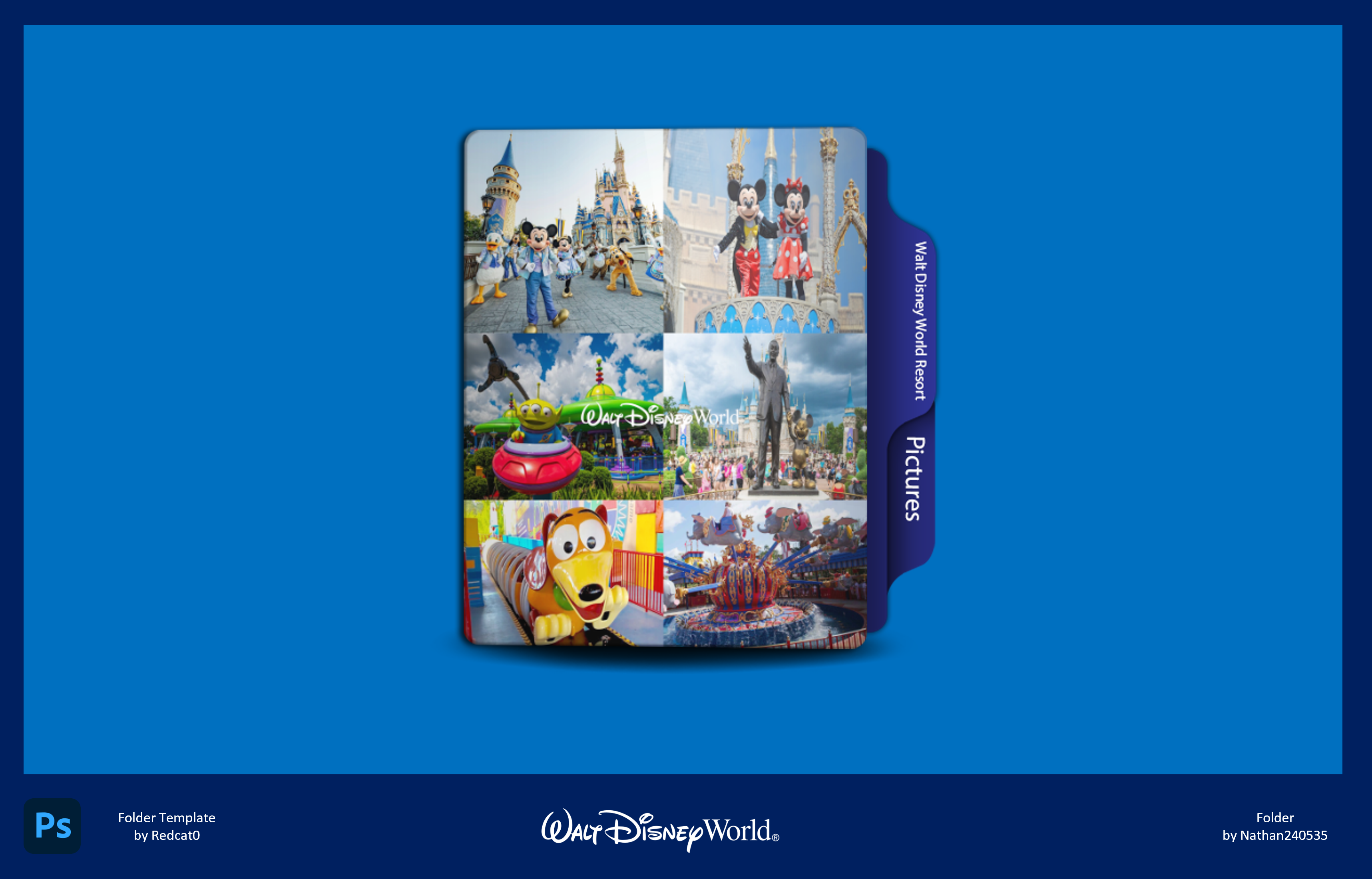 Walt Disney World Resort Folder Icon by Nathan240535 on DeviantArt