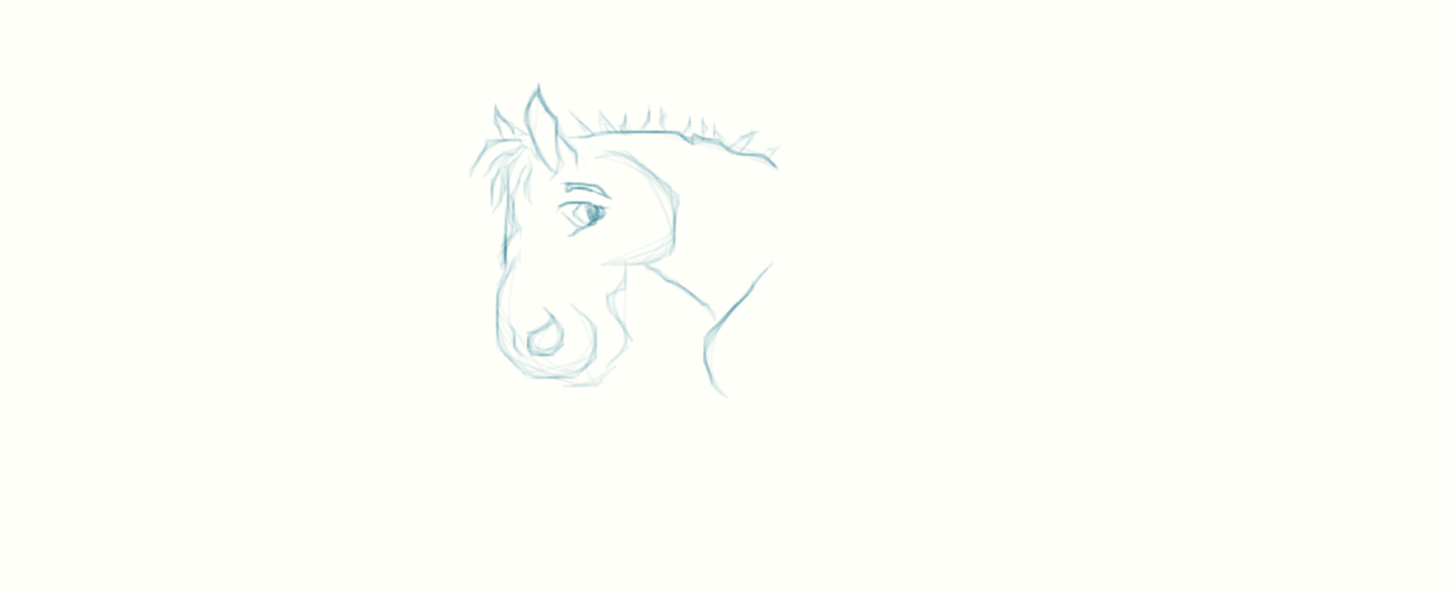 a Simple Cartoony Horsey by xColorCross on DeviantArt