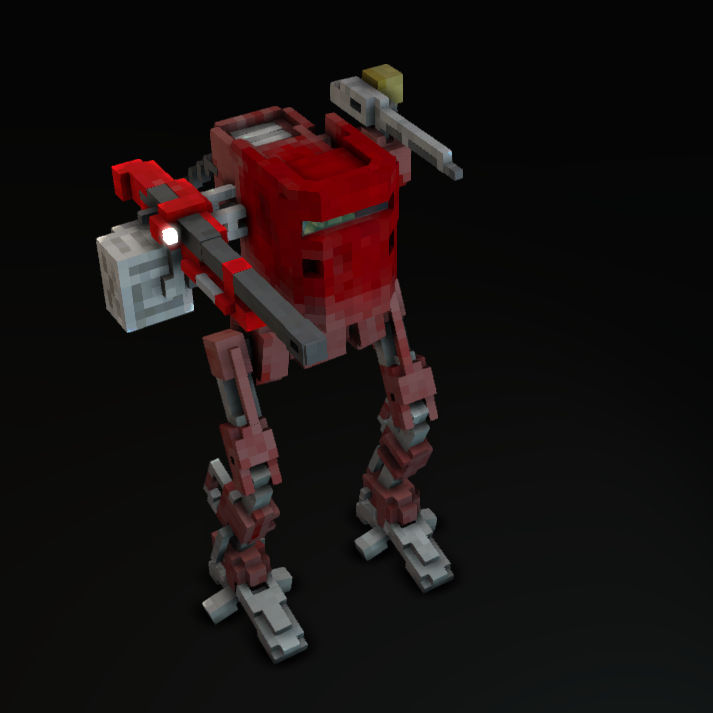 Light Voxel Mech 2 Voxelfield By Laskuna On Deviantart 