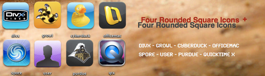 8 Rounded Square Icons by paradox02 on DeviantArt