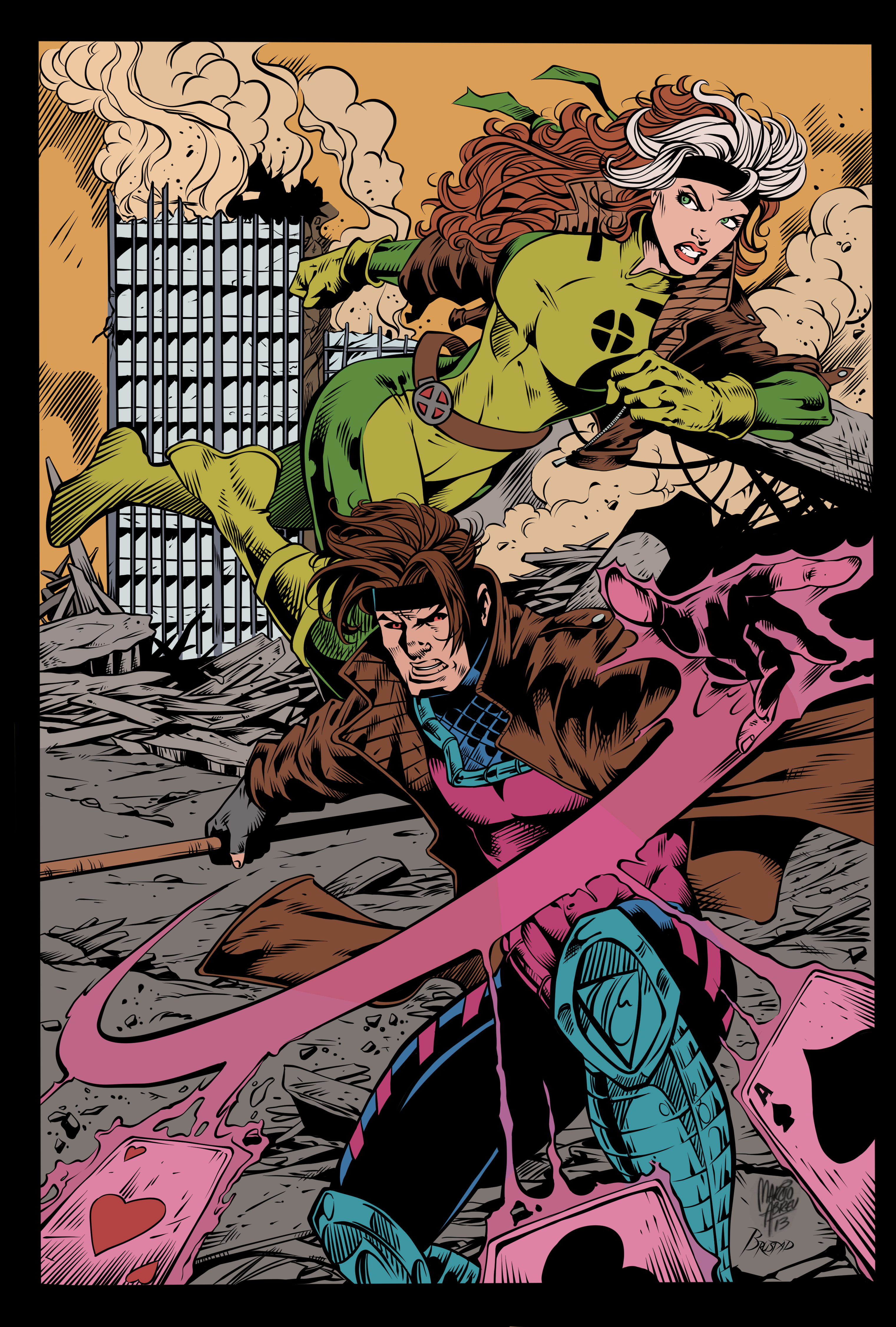 Xmen Gambit Rogue By Daekazu On Deviantart Gambit (Cinematic Universe)