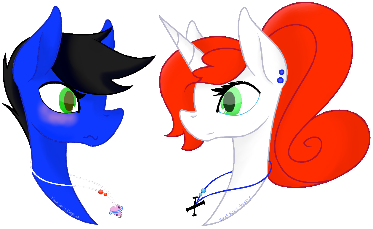 Portraits of the Epic Couple by SmallSpiritGraphics on DeviantArt