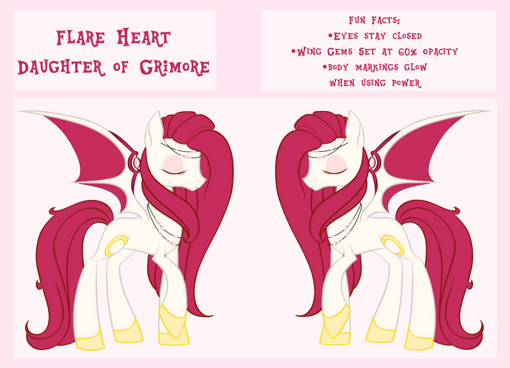 Flare Heart Ref Sheet by SmallSpiritGraphics on DeviantArt