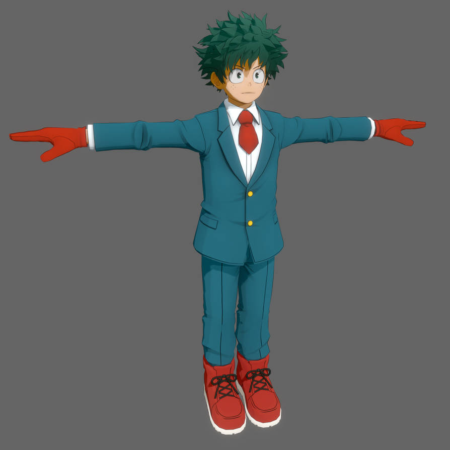 (MMD Model) Izuku Midoriya (Party) Download by JunioAdventure2 on DeviantArt