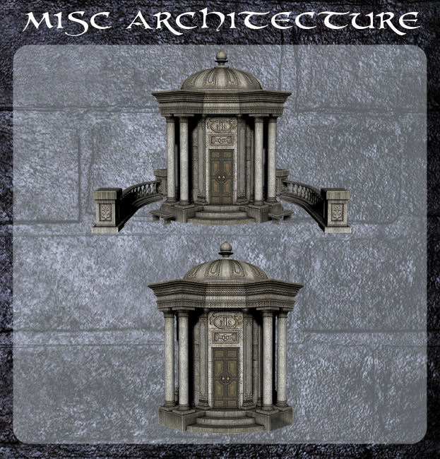 3D Misc Architecture 6 by zememz on DeviantArt