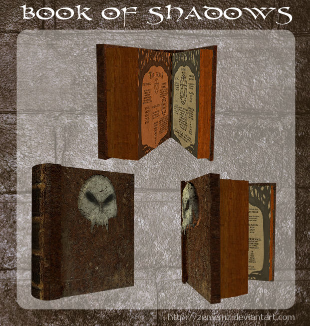 3D Book Of Shadows by zememz on DeviantArt