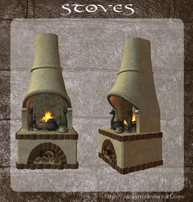 3D Stoves by zememz on DeviantArt