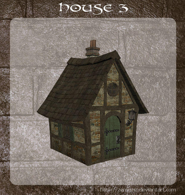 3D House 3 by zememz on DeviantArt