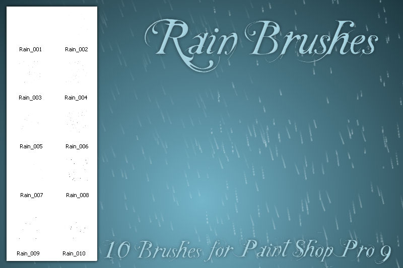 Rain Brushes PSP by zememz on DeviantArt