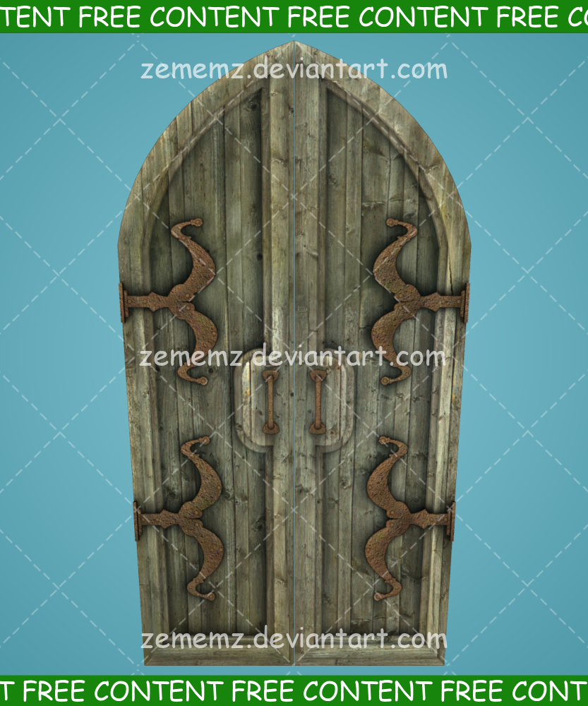 Door 003 - FREE Content by zememz on DeviantArt